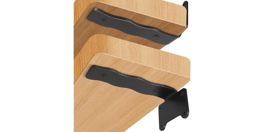 Kamiaha Heavy Duty L Shelf Bracket 6 Pack