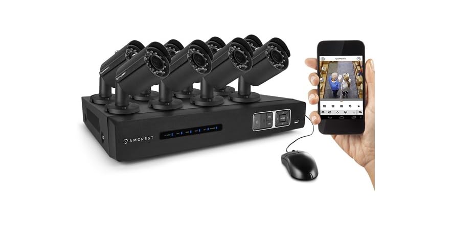 Amcrest 720p Multi Channel DVR Security Systems