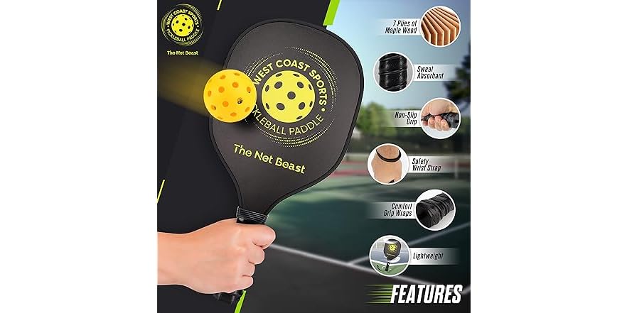 Net Beast Pickleball Paddles - Set of 4