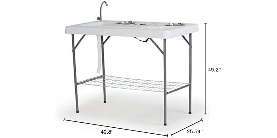 Old Cedar Deluxe Fish Fillet Table