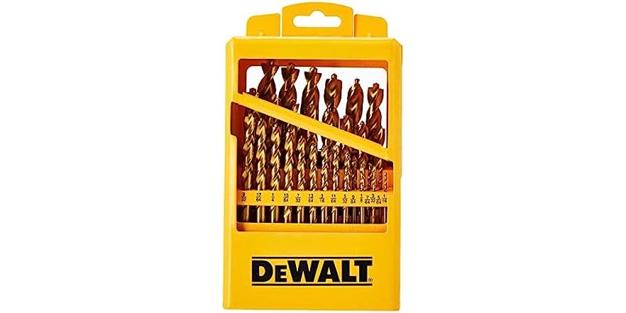 DEWALT DW1369 29pc Titanium Nitride Coated Bit Set