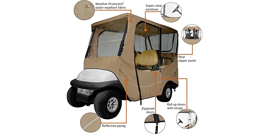Classic Fairway Golf Cart Travel Enclosure