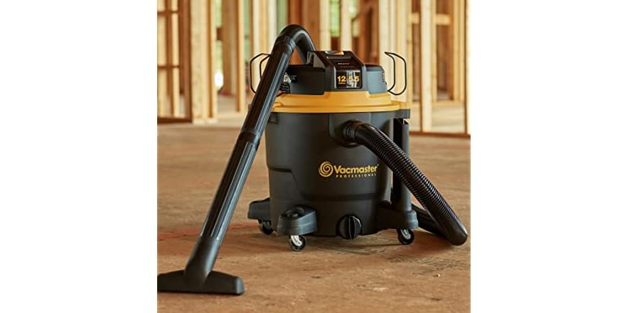 Vacmaster Professional Wet/Dry Vac, 12 Gallon