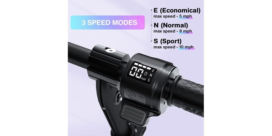 Macwheel Electric Scooter E9 PRO Black