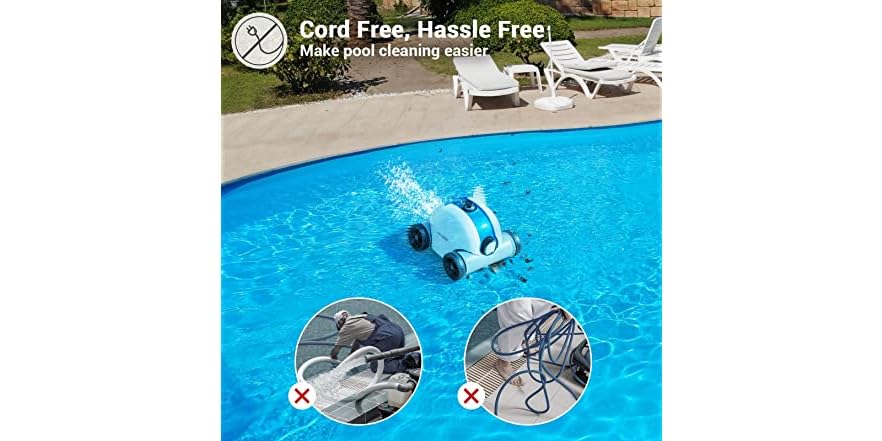 PAXCESS Cordless Robotic Pool Cleaner