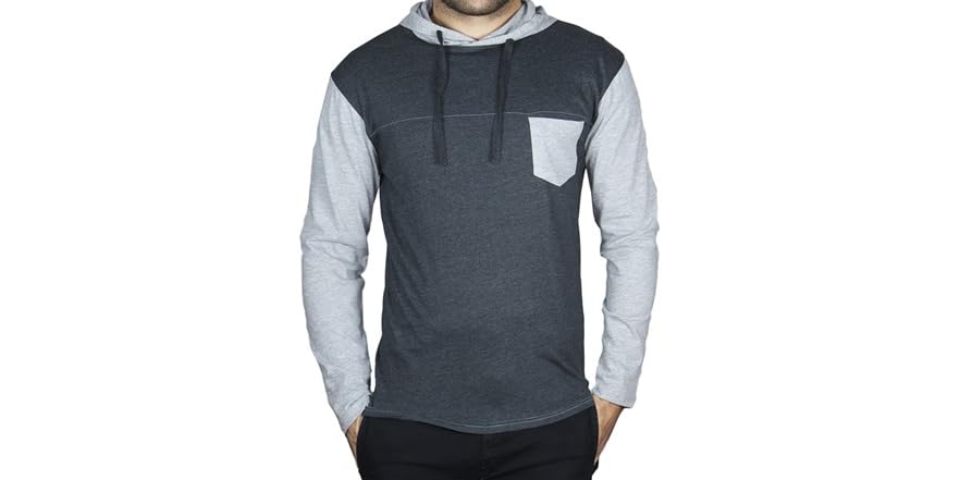 Straight Faded Jersey Hoodie - 3 Colors