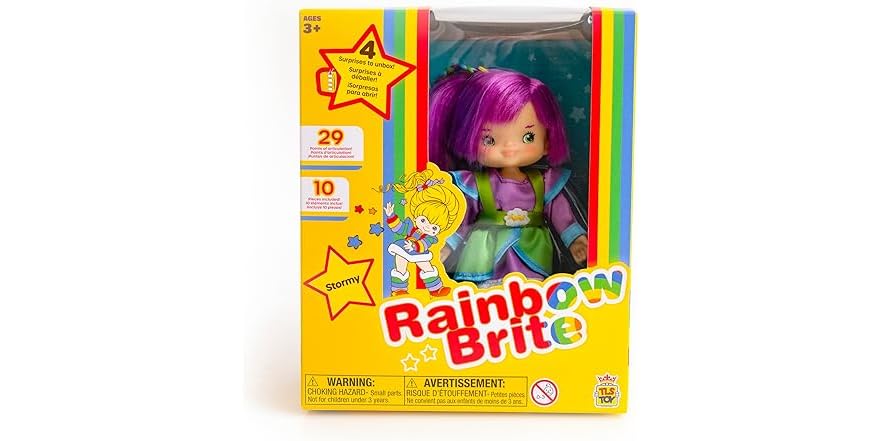 The Loyal Subjects Rainbow Brite 5.5" Stormy Poseable Doll