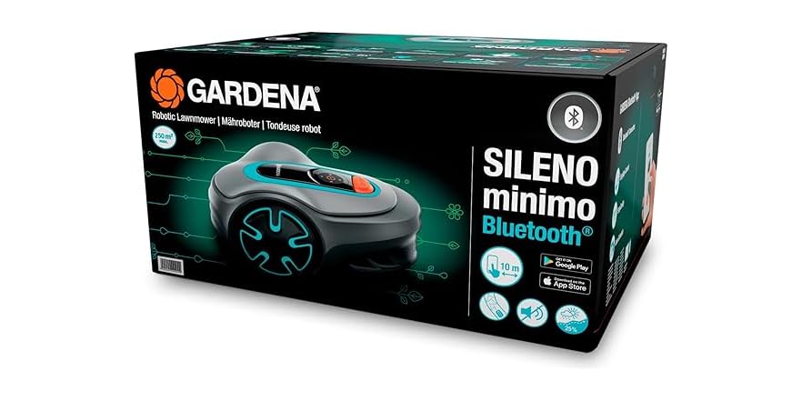 GARDENA SILENO Minimo - Automatic Robotic Lawn Mower