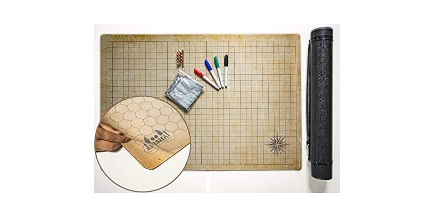 RPG Battle Grid Mat - 24" x 36"