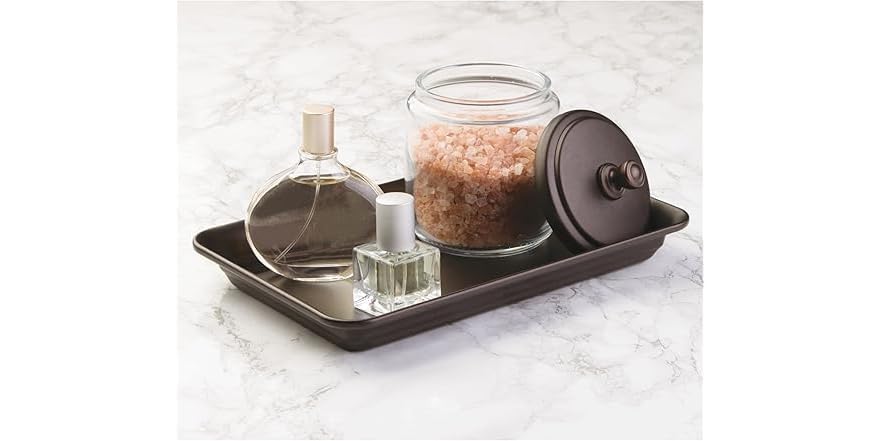 iDesign Decorative Countertop Vanity Tray