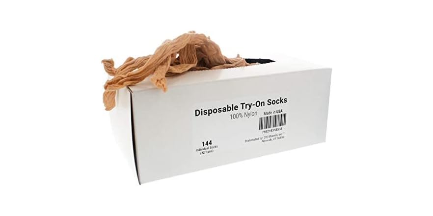 Disposable Try On Socks Footies 144ct