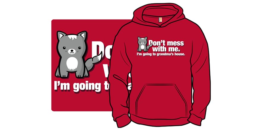 Little Red Riding Hood Pullover Hoodie