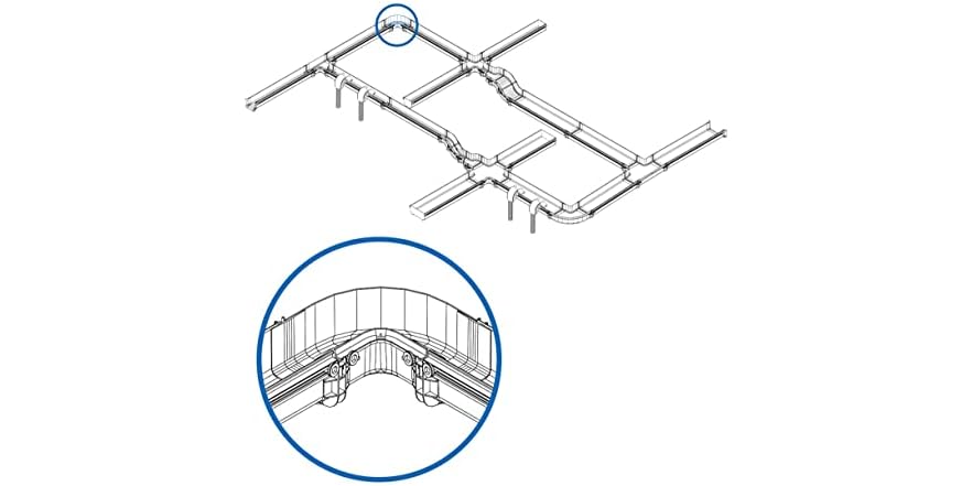 Cable Routing Elbow for Routing System