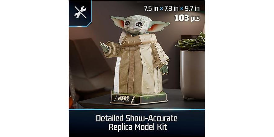 4D Build Grogu Model Kit 103pc