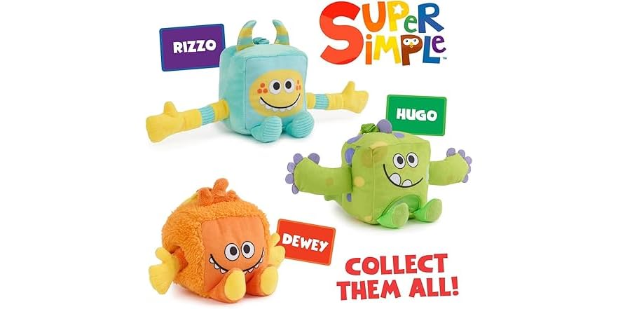 Super Simple WowWee Sensory Rizzo Plush