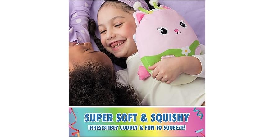 Gabby's Dollhouse Kitty Fairy Squishy Plush