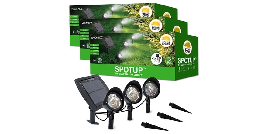 Spotup Triple Solar LED Spotlight