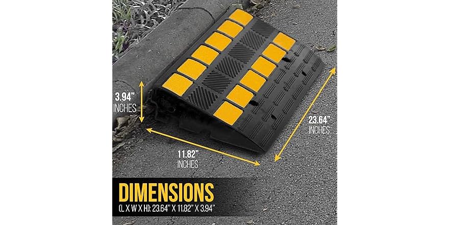Pyle Car Vehicle Curbside Driveway Ramp