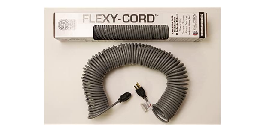 Flexy Coiled Extension Cord