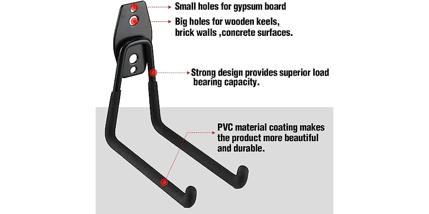 WORKPRO 12-Piece Garage Hook Set