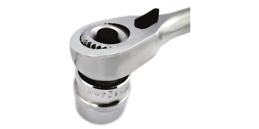 18pc 3/8" Wobble Head Ratchet/Socket Set