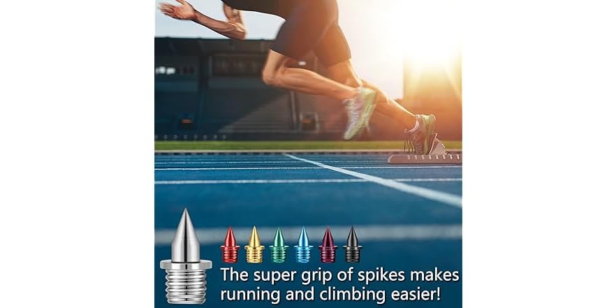 140 Pcs 1/4" Carbon Steel Track Spikes