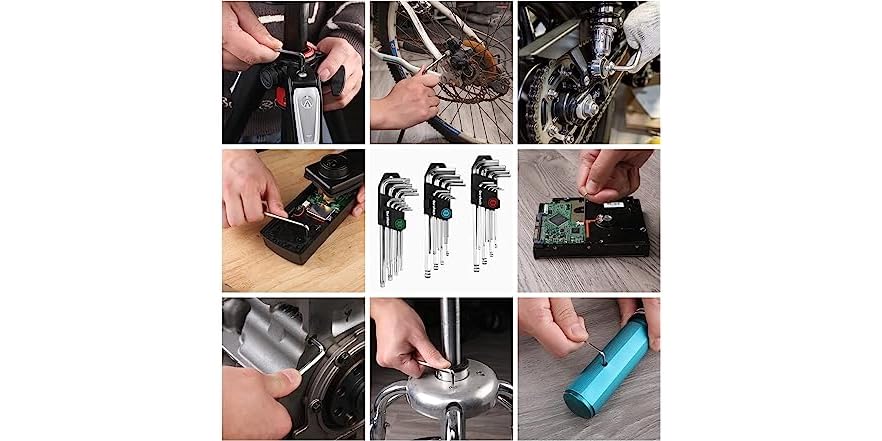 DURATECH Allen Wrench Set, 27-Piece