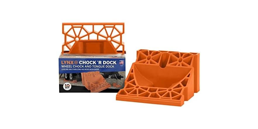 Tri-Lynx 00030 Chock 'R Dock,Orange