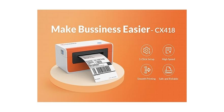 K Comer Shipping Label Printer