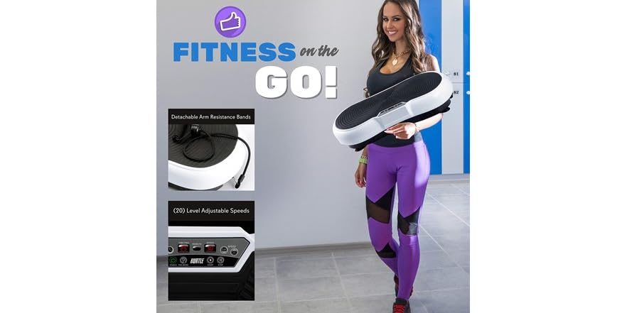 Hurtle Fitness Vibration Platform Workout Machine