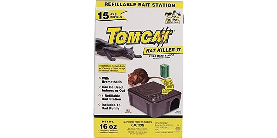 Tomcat Rat Killer Refillable Bait, 1 Station