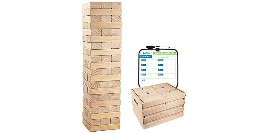 Giantville GV-25802 Giant Tumbling Timber Toy - 60 Jumbo (Open Box)