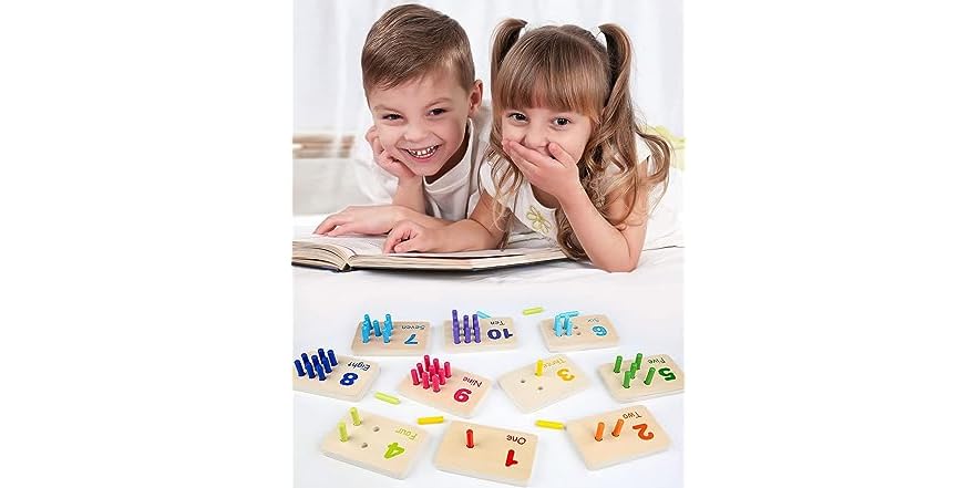 Montessori Number Counting Peg Board
