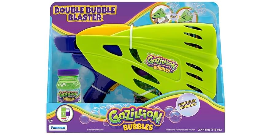 Gazillion Bubbles Double Bubble Blaster