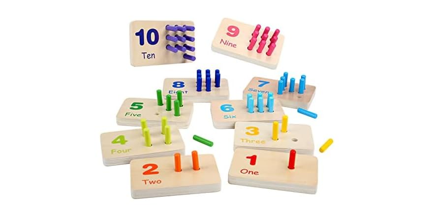 Montessori Number Counting Peg Board