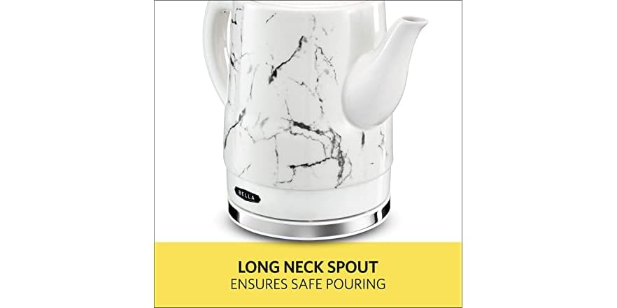BELLA Electric Ceramic Tea Kettle