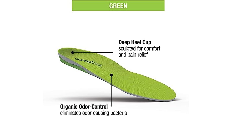 Superfeet High Arch Orthotic Insoles