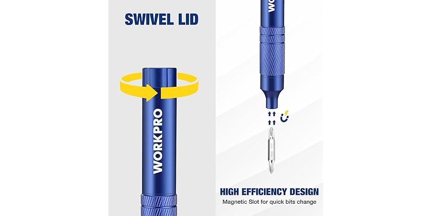 WORKPRO 24-in-1 Precision Screwdriver Set- Choose Color