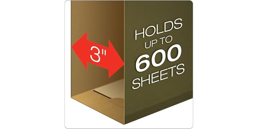 Pendaflex 3" Extra Capacity Reinforced Hanging Folder