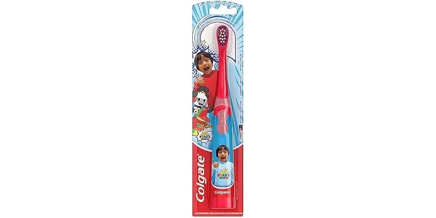 1PK Colgate Kids Battery Powered Toothbrush, Ryan's World