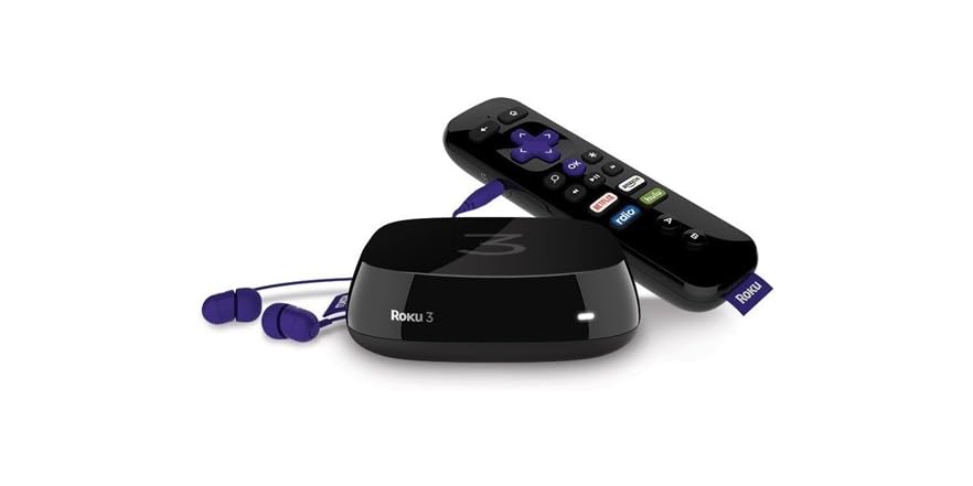 Roku 3 Streaming Media Player with Voice Search