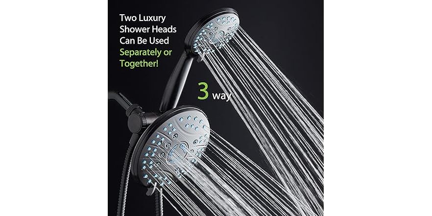 AquaCare Shower Head Combo with Germ Shield