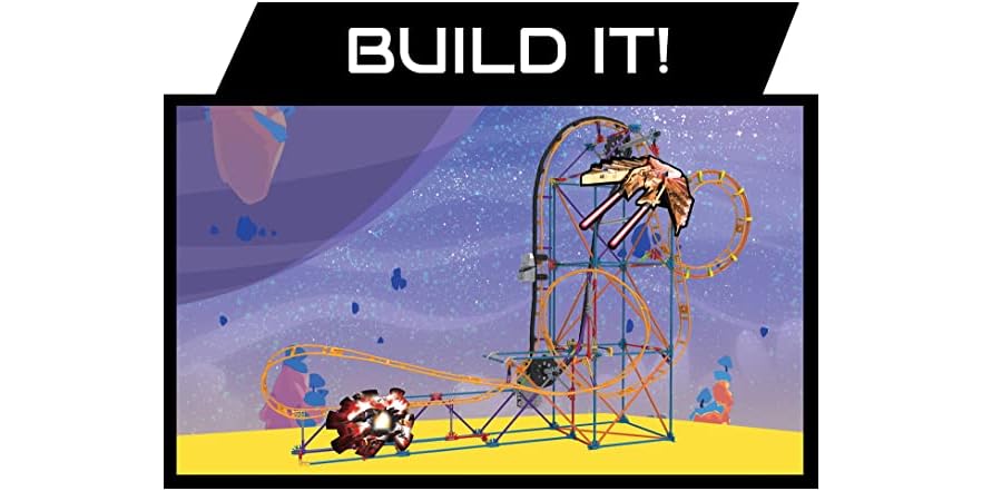 Space Roller Coaster Building Set