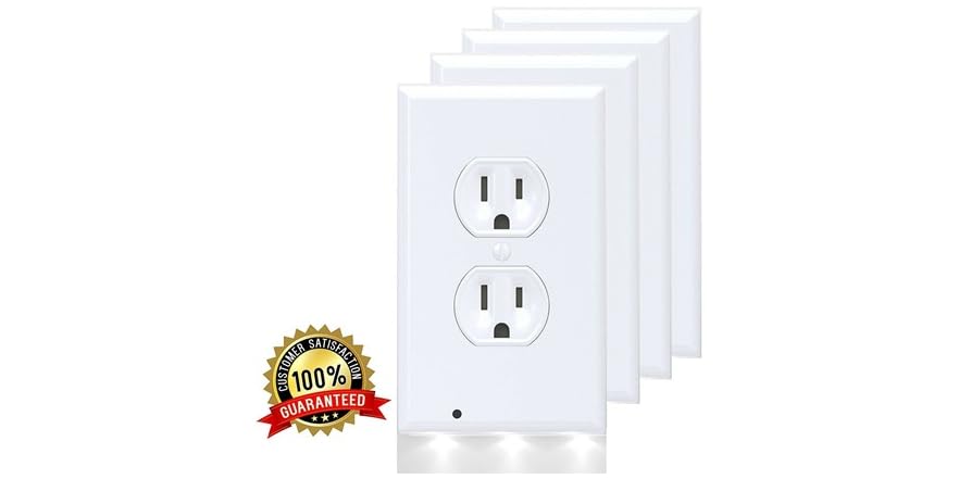 5-Pack Outlet Cover w/ Built-In LED Night Light