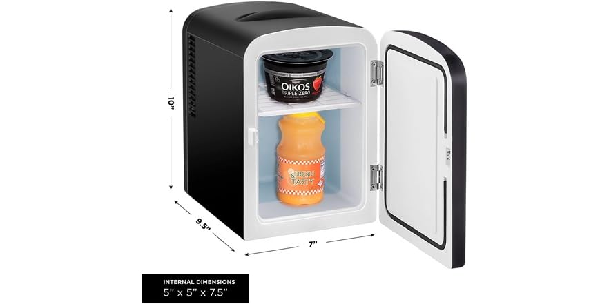 Chefman Mini Portable Fridge (Open Box)