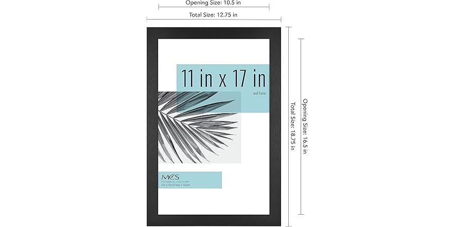 MCS Studio Gallery 11x17 Picture Frame