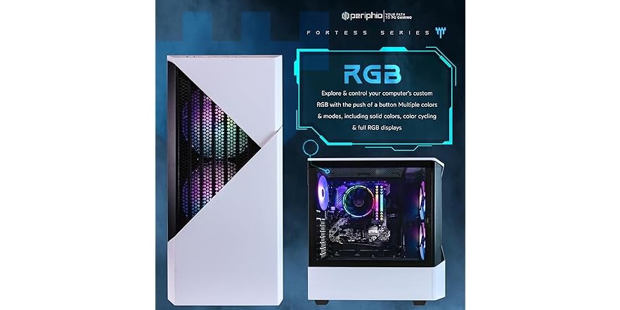 Periphio Castle Gaming PC Computer | AMD Ryzen 5 5600G