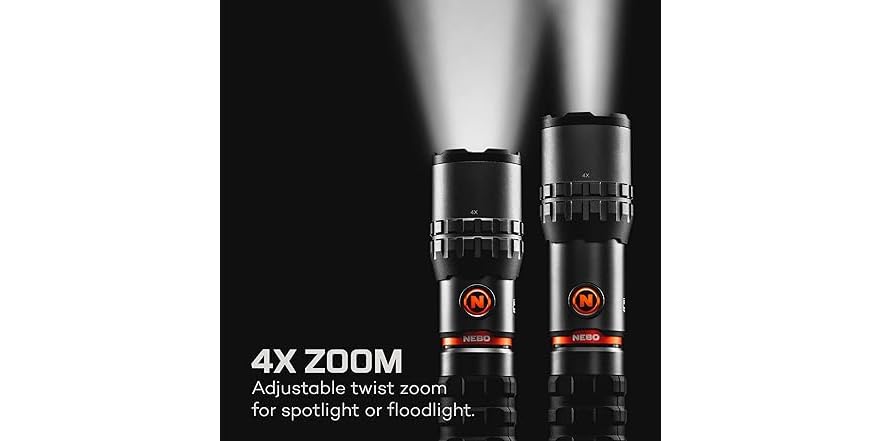 NEBO Slyde King LED Flashlight and Work Light