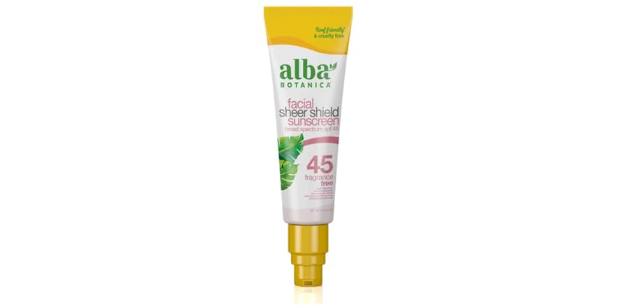 Alba Facial Shield Sunscreen SPF 45 3 PK