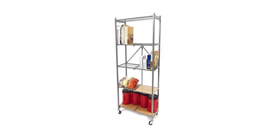 Origami 5-Tier Collapsible Storage Rack
